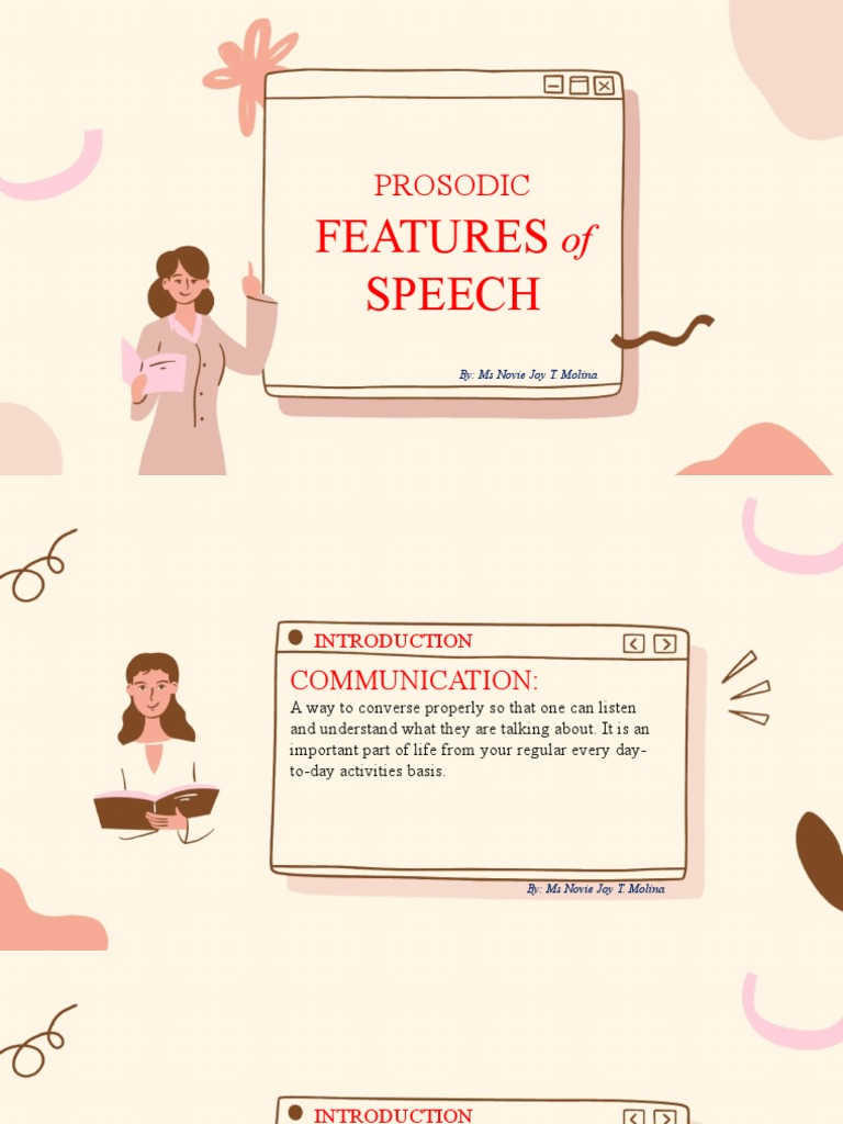 Prosodic: Features Speech | PDF | Speech | Linguistics