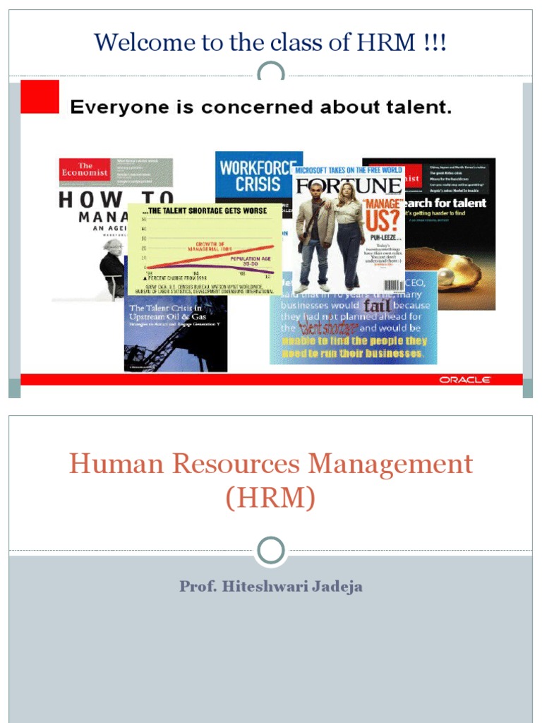 HRM Course Welcome | PDF | Human Resource Management | Economies