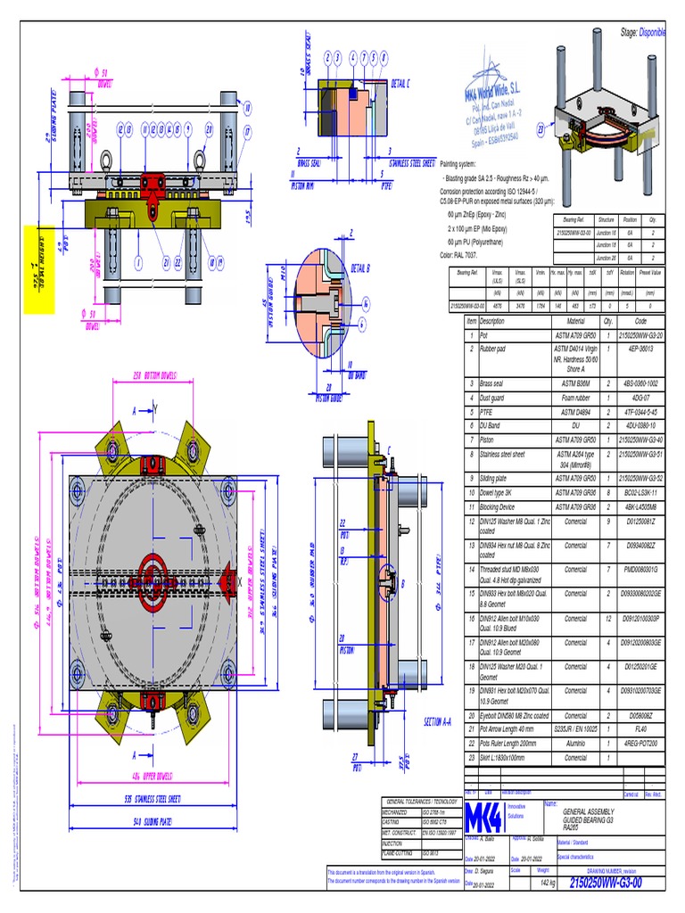 Detail C: 50 (Dowel) | PDF | Screw | Building Engineering