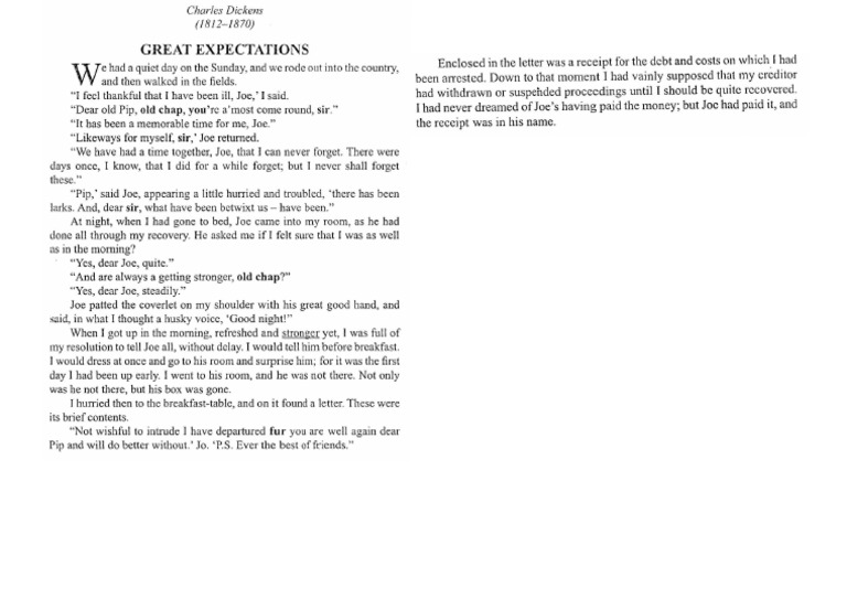 Dickens Ch. - Great Expectations | PDF