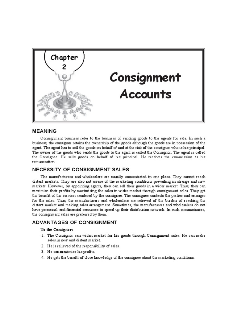 Consignment Accounting FA - II 1643714291 | PDF | Pro Forma | Expense