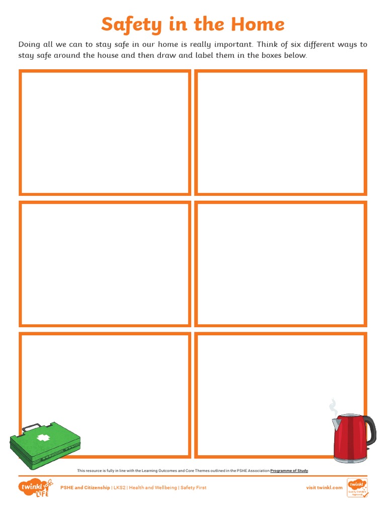 Home Safety Activities for Kids | PDF