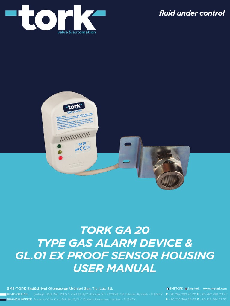 GA20 Gas Alarm User Manual | PDF