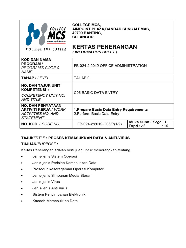 FB-024-2 2012 - Kertas Penerangan C05 Set 1 | PDF