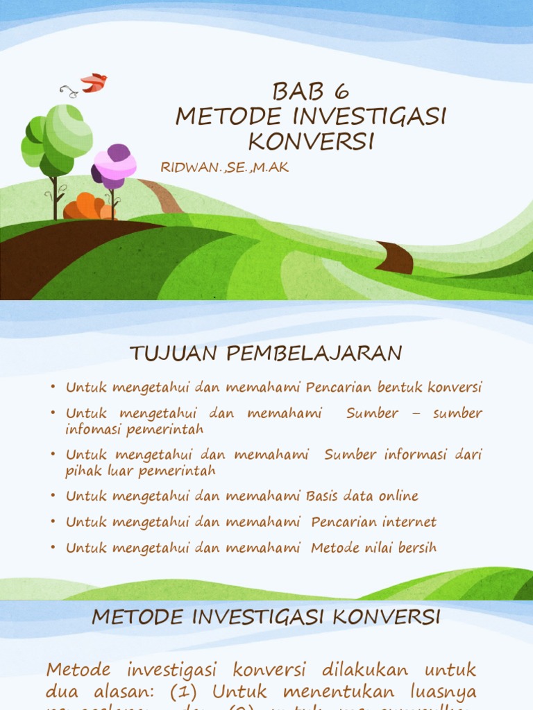 Bab 6 - Metode Investigasi Konversi | PDF | Politik