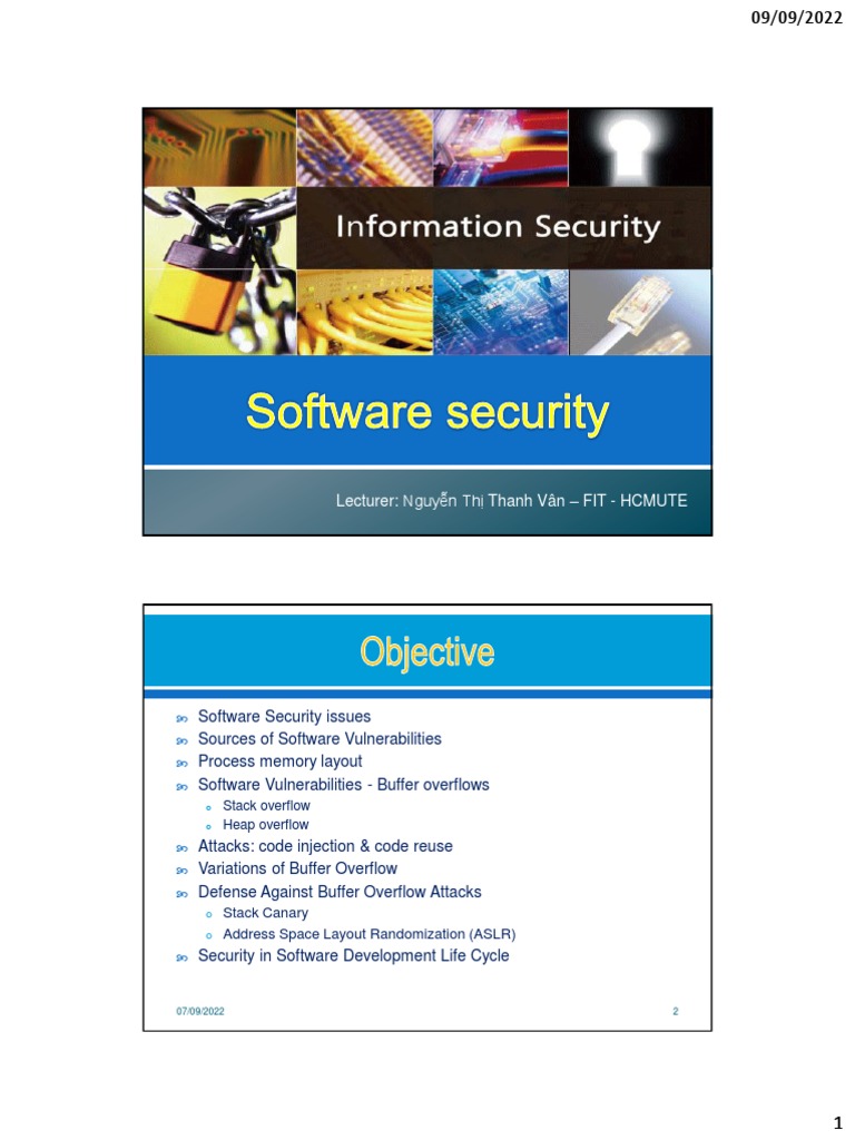 Chapter 3 Software Security Pdf Pointer Computer Programming Computer Engineering