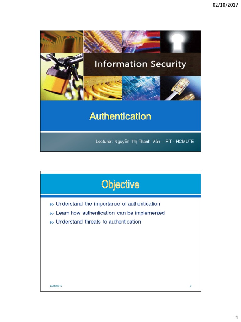 Chapter 5 - Authentication | PDF | Password | Authentication