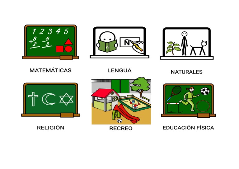 Pictos Asignaturas | PDF