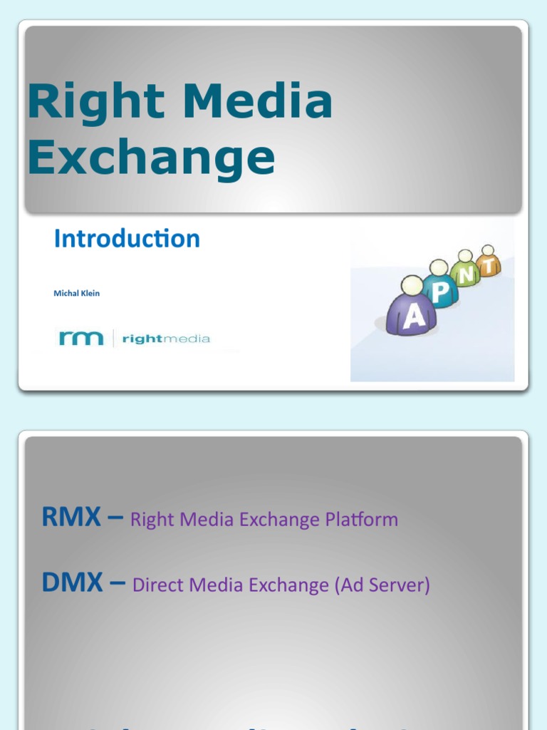 Right Media Exchange - Introduction | PDF | Advertising | Inventory