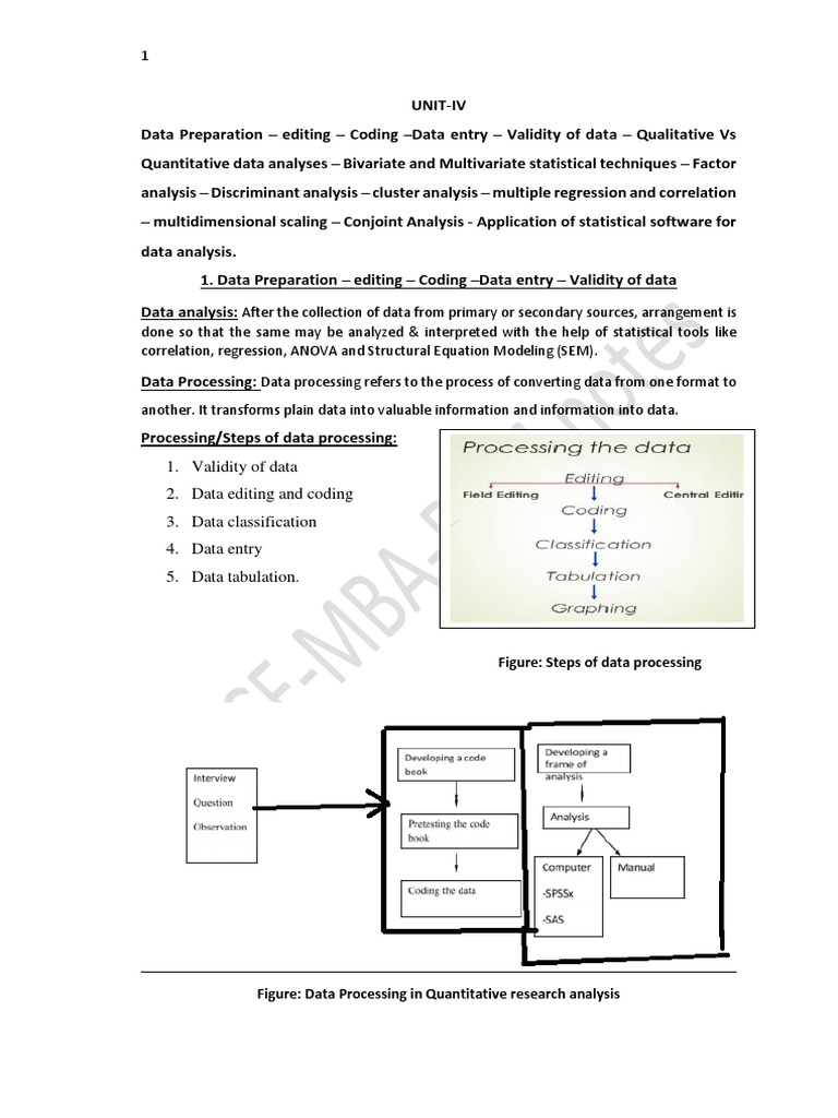 Unit Iv BRM | PDF | Regression Analysis | Factor Analysis