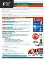 Take 5 Safety Checklist Template | PDF | Personal Protective Equipment ...