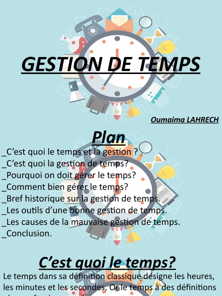 Guide complet sur la gestion du temps | PDF | Conscience | Peur