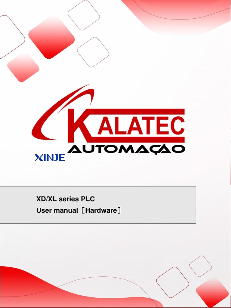 XINJE User Manual-do-Hardware-CLP-XINJE-XD-XL | PDF | Programmable Logic Controller | Power Supply