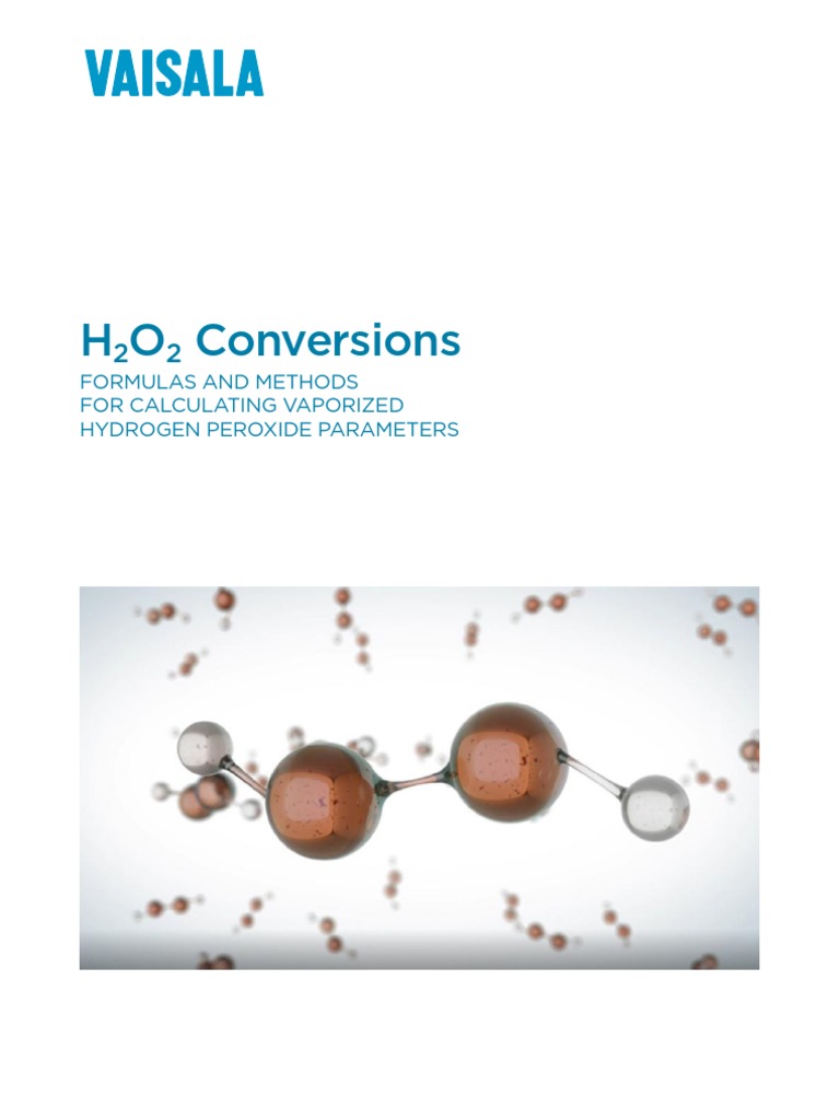 VIM GLO IND H2O2 Conversions Formulas Technical Ebook B212206EN | PDF | Humidity | Parts Per ...