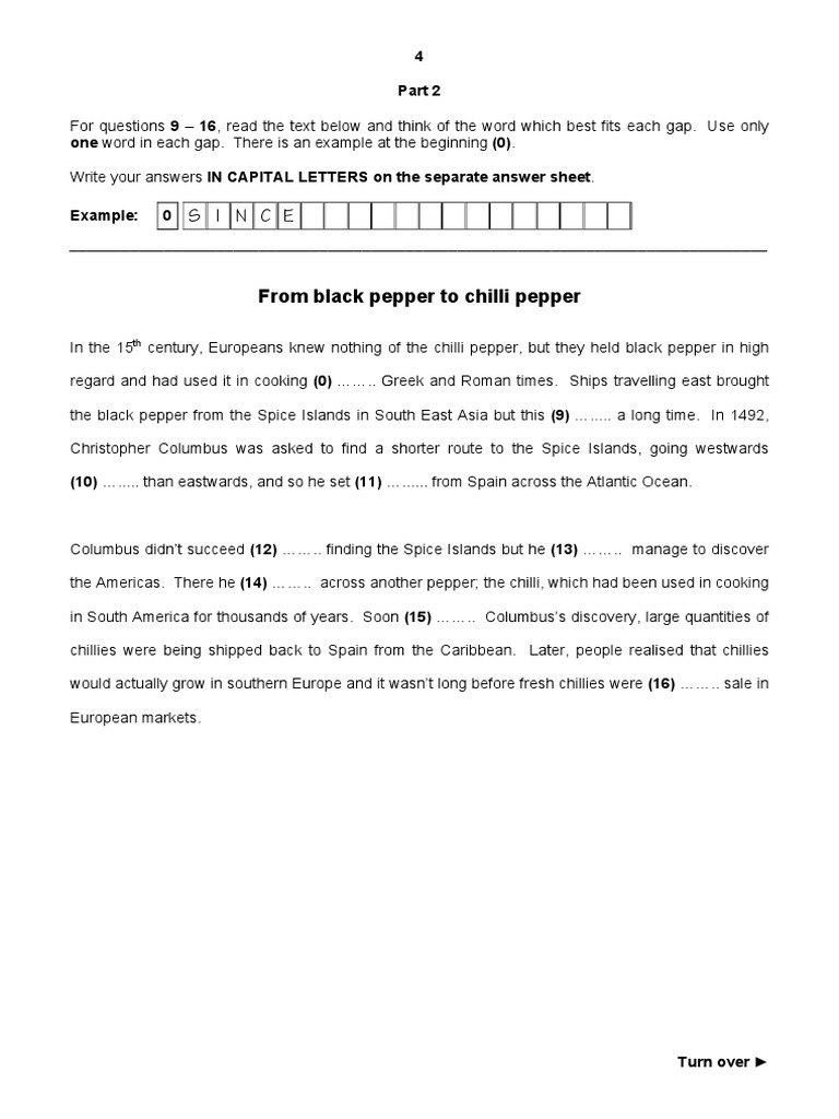 Use of English B2 | PDF | Classics