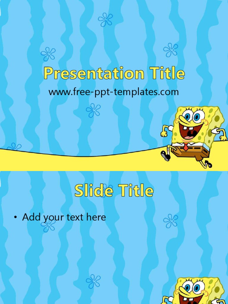 Spongebob Powerpoint Template 140402215843 Phpapp02 | PDF