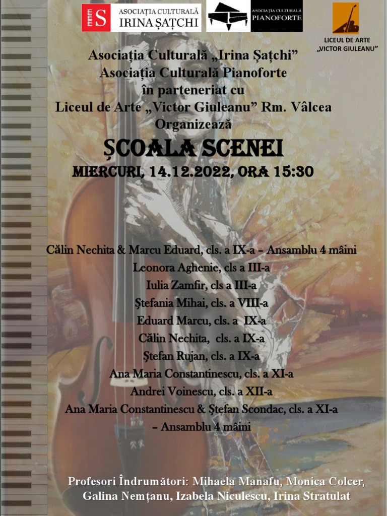 Scoala Scenei 12.12 | PDF