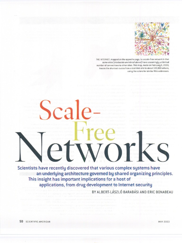 Scale Free Networks and How They Impact Everything by Albert-Laszlo ...