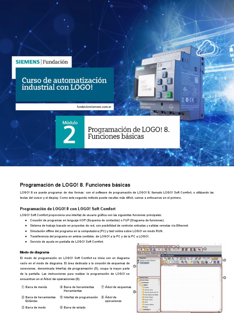 Curso Logo! 8 - Módulo 2 - Ok | PDF | Puerta lógica | Ciencias de la Computación