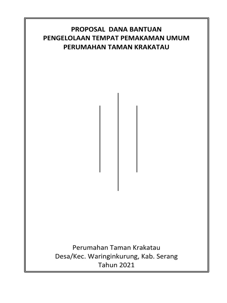 Proposal Bantuan Dana Tpu-Takra 1 | PDF
