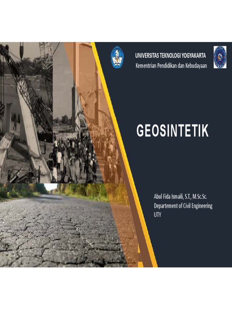 Geosintetik untuk Teknik Sipil | PDF | Perjalanan | Griya & Taman