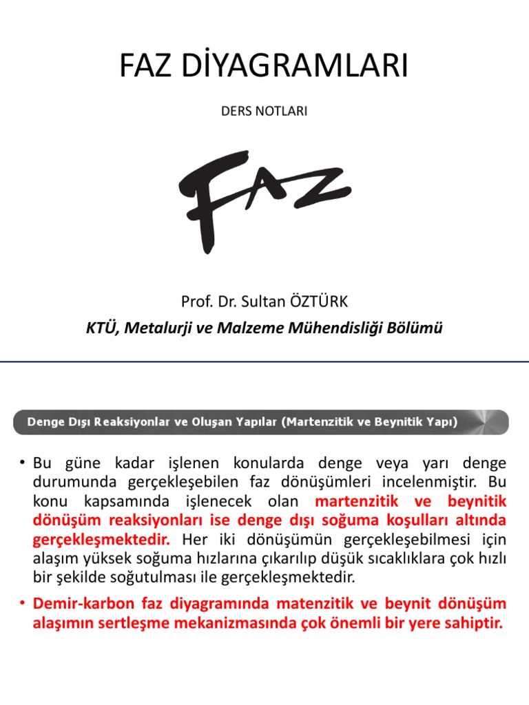 09 Hafta İzotermal Faz Dönüşümleri TTT CCT | PDF