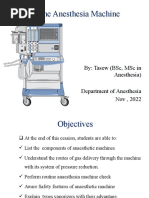 Anesthesia Machine Schematic | PDF