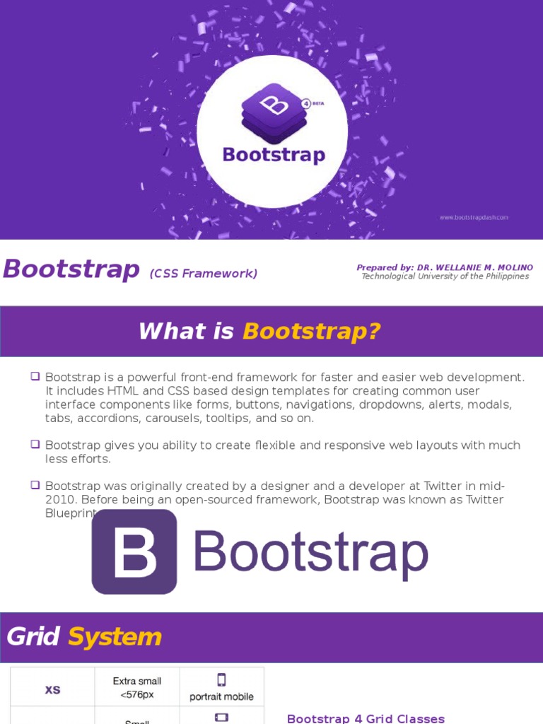 Lesson - 04 Web Development | PDF | Bootstrap (Front End Framework) | Html Element