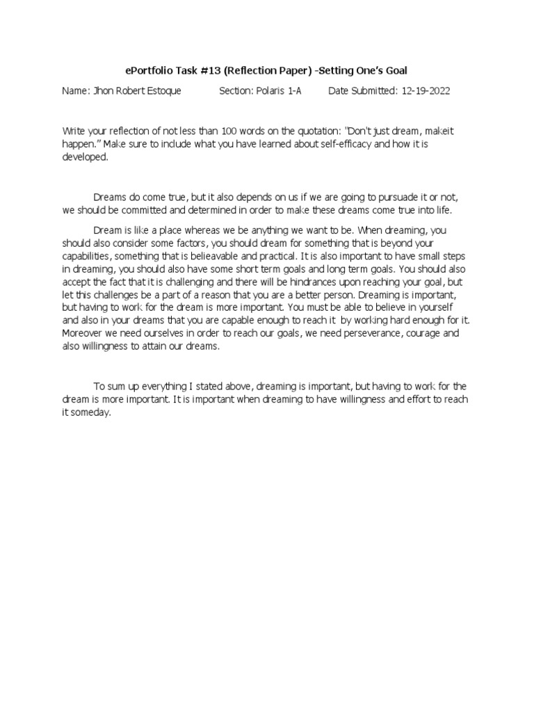 Portfolio Task #13. Estorque, JR | PDF