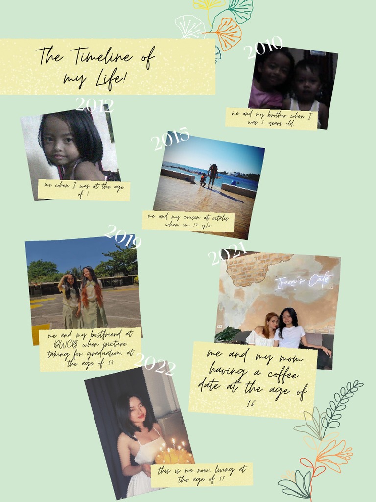 The Timeline of My Life! | PDF