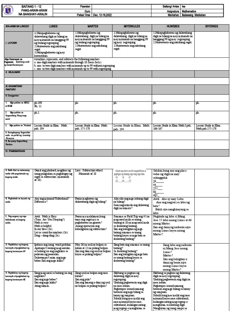 MATH 1 WEEK 6 2nd QUARTER | PDF