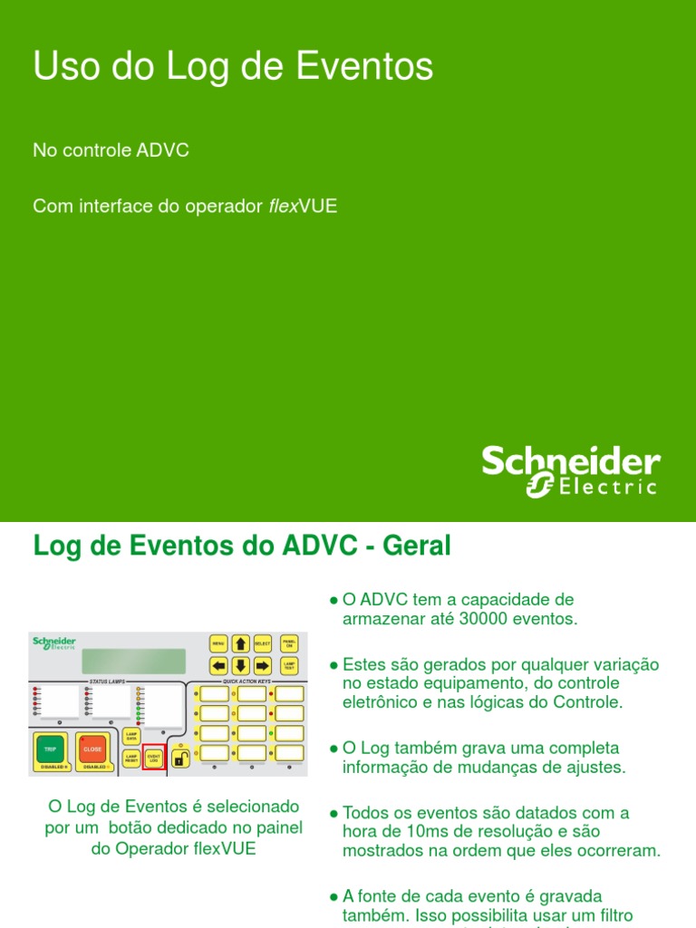 10 - Uso Do LOG de Evento flexVUE Portugues | PDF | Scada | Informática