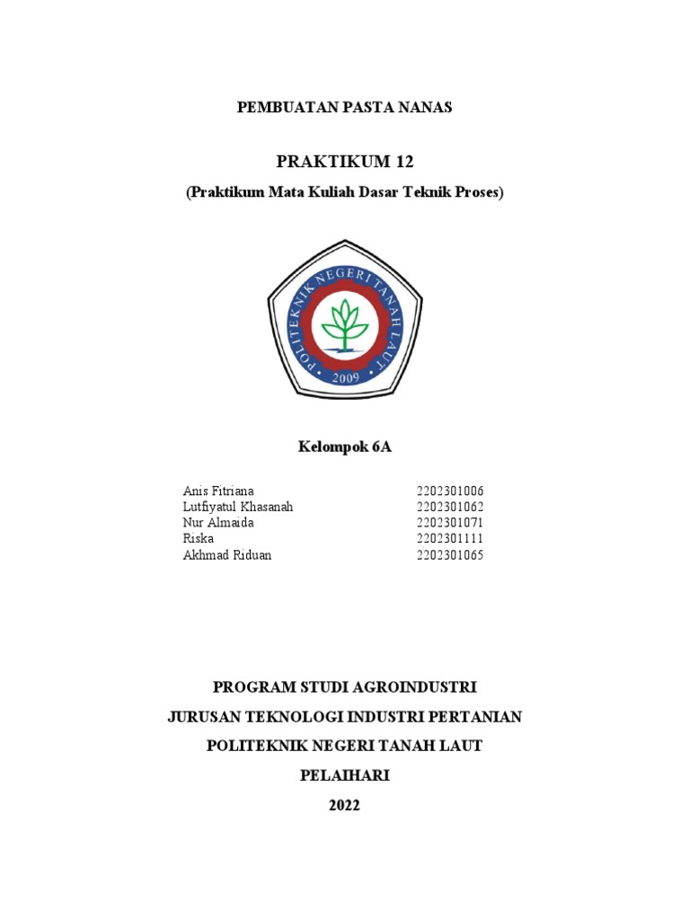 Praktikum 12 (Kel 6) | PDF
