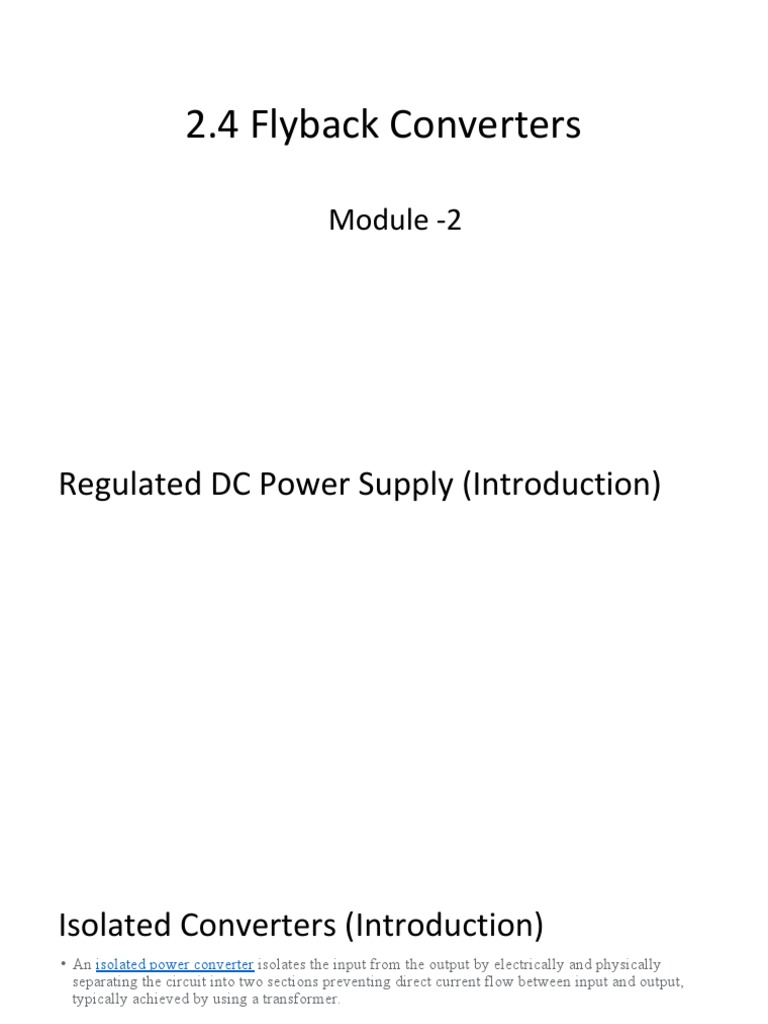 Flyback Converter Pdf Rectifier Transformer
