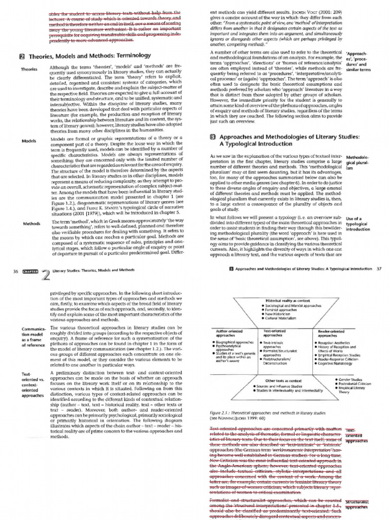 Nünning - Literary Studies. Theories, Models and Methods (Excerpts ...
