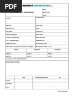 PT NDT Sample Test Report Format PDF | PDF