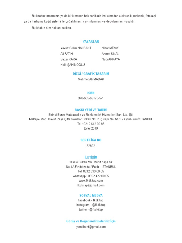 FK Kimya10 Bolum 1 | PDF