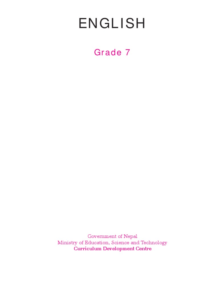 English: Grade 7 | PDF | Curriculum | Word