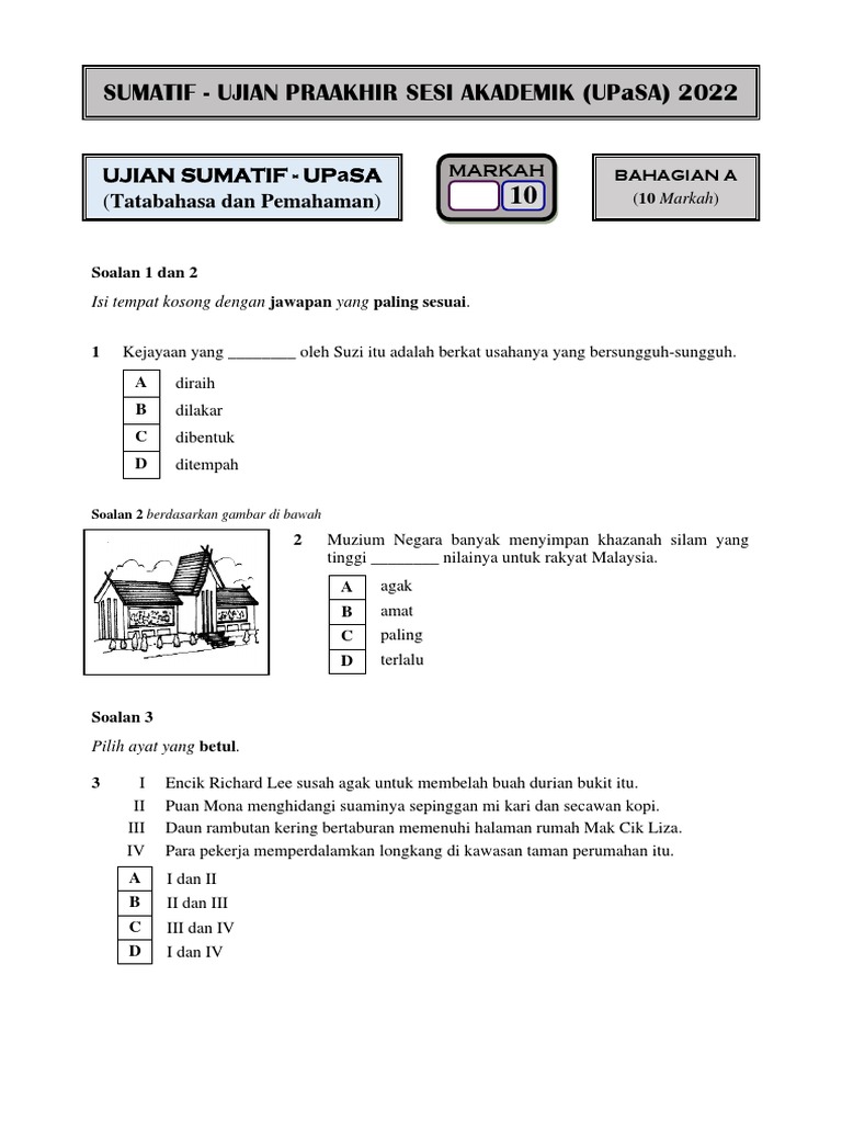Set Latihan UASA | PDF