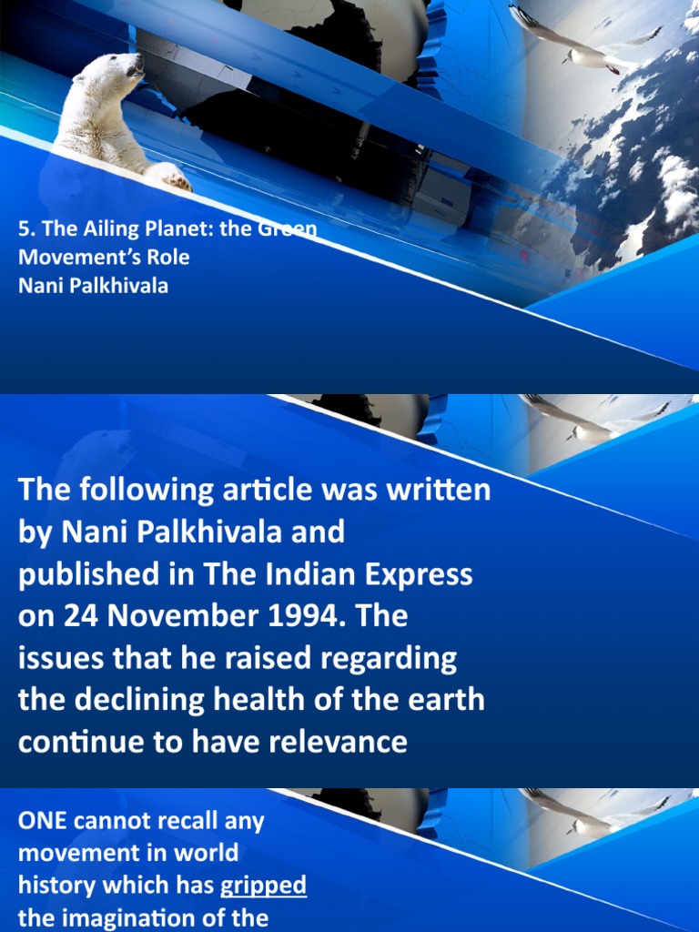 XI-The Ailing Planet | Download Free PDF | Natural Environment ...