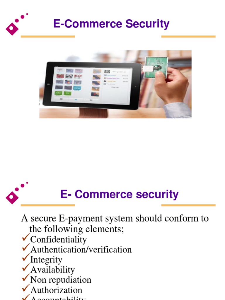 Topic 7 - E-Commerce Security Measure | PDF | Information Security | E ...