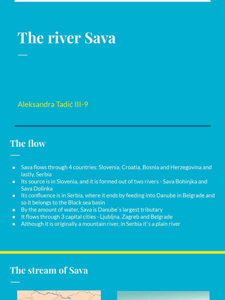 The River Sava | PDF