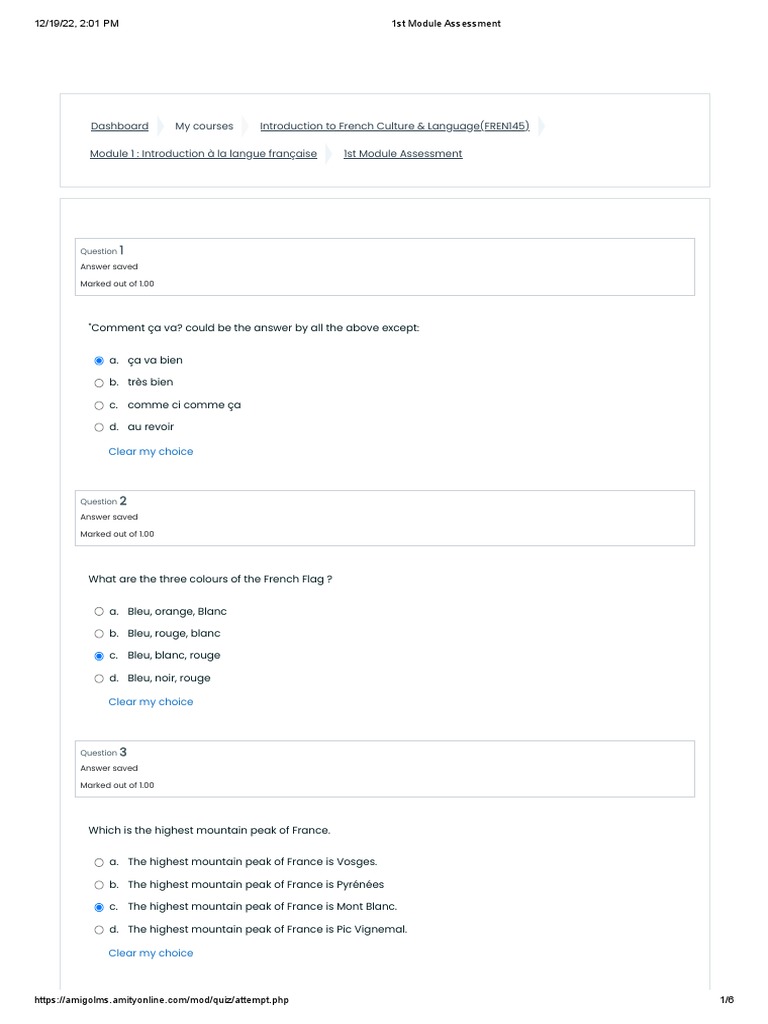 1st Module Assessment | PDF | Linguistics