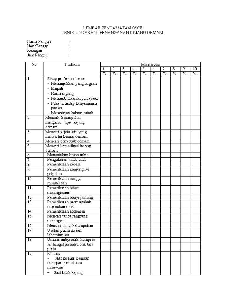 Penanganan Kejang Demam pada Anak | PDF