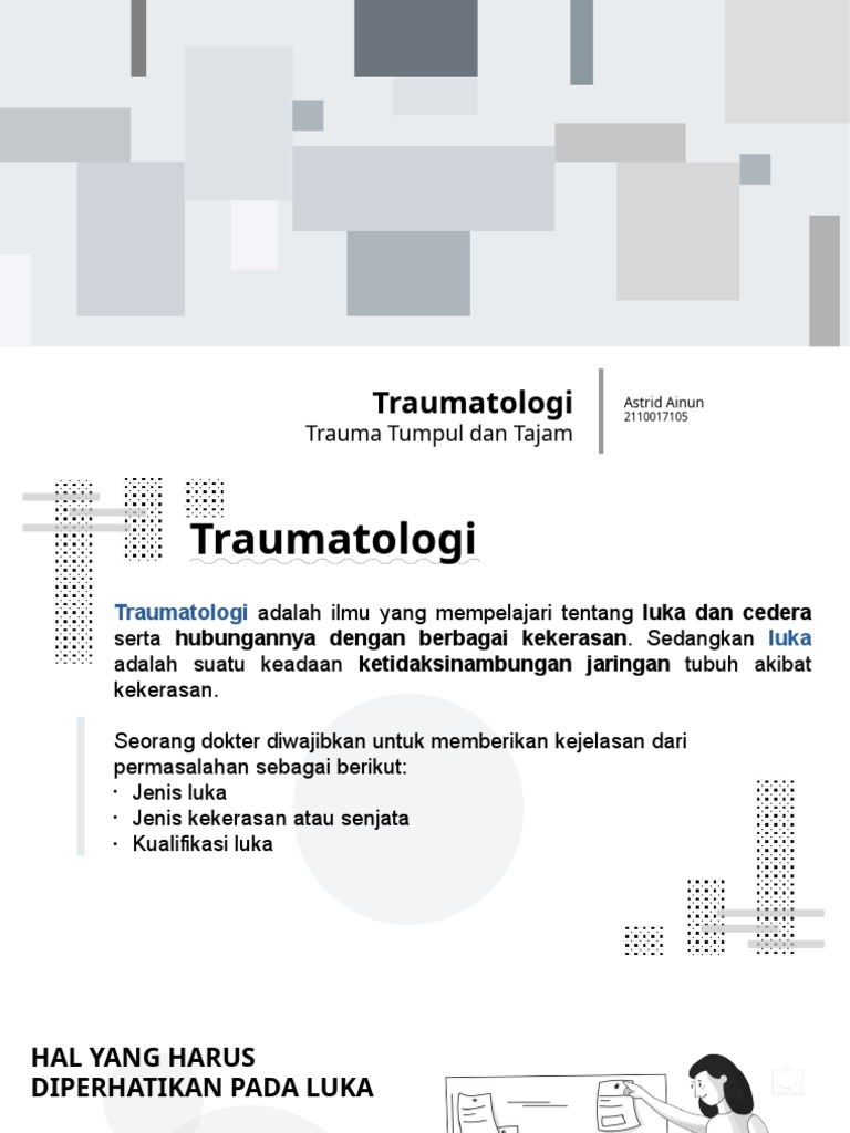TRAUMATOLOGI | PDF