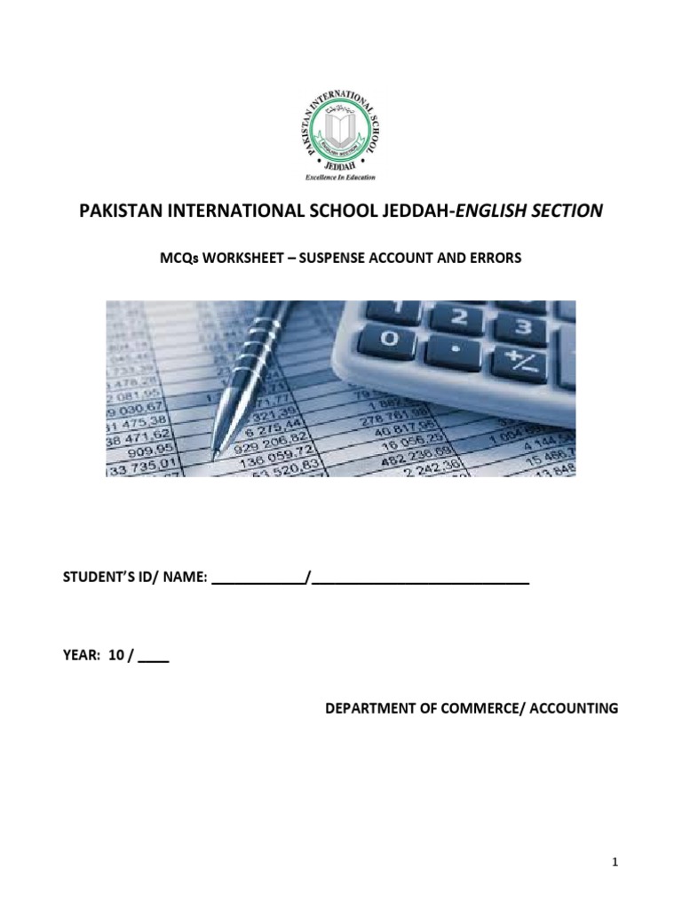 MCQ WS - Errors | PDF