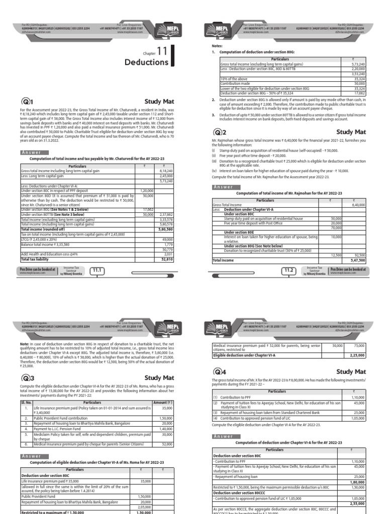 Deduction | PDF | Life Insurance | Insurance