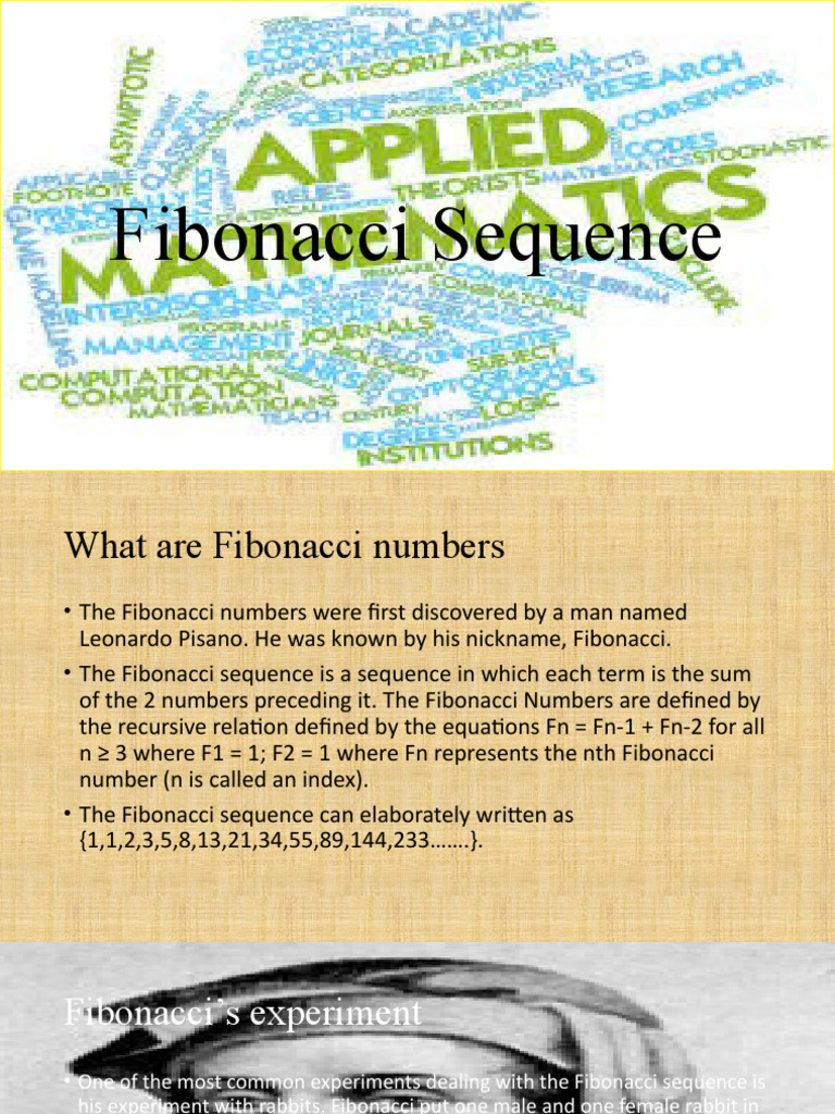 Fibonacci Sequence | PDF | Sequence