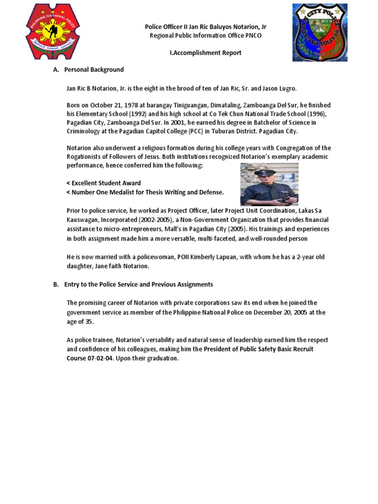 Accomplishment Report. Ok | PDF | Wellness