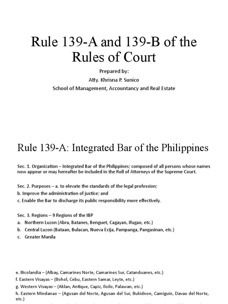 Rule 139-A and B: IBP Guidelines | PDF | Complaint | Disbarment